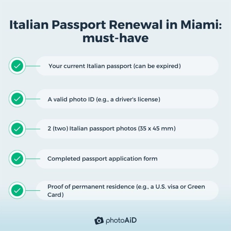 Italian Passport Renewal in Miami [Appointment & More]