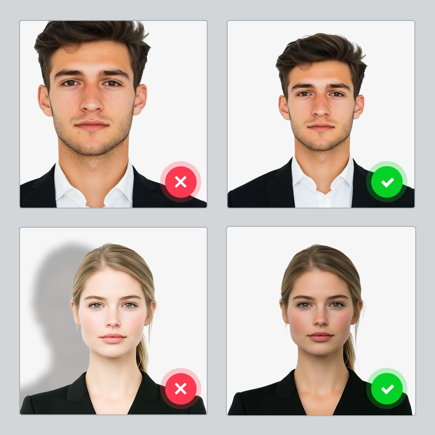 US Passport Size Photo Maker - Online Editor & App - PhotoAiD